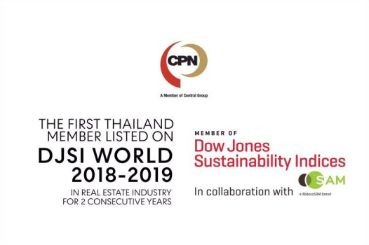 CPN, the first and only Thai real estate developer listed on DJSI World and Emerging Markets ...